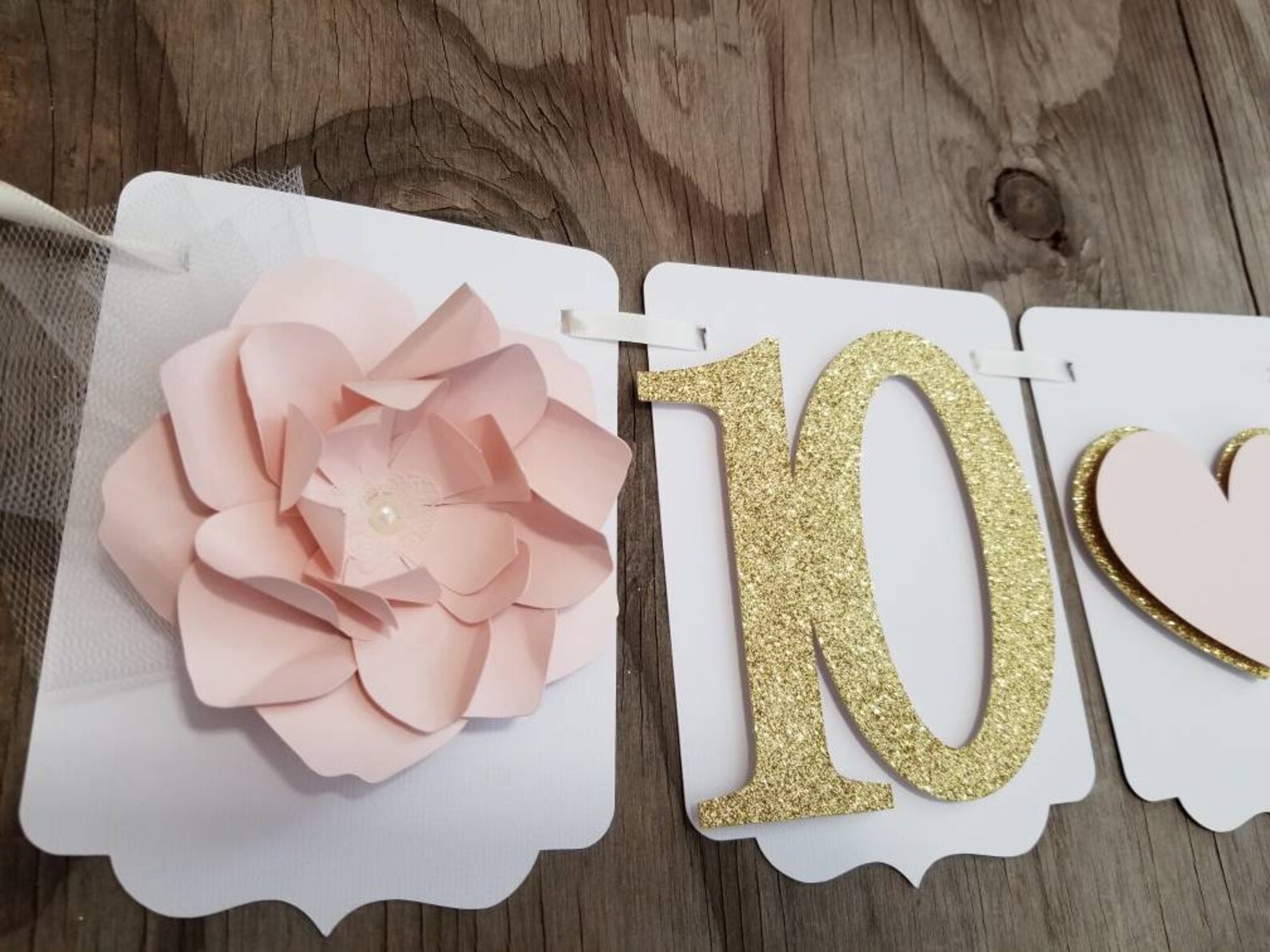 Wedding date banner Date banner Number Date banner Bridal | Etsy