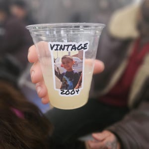Personalized Custom Photo Party Cups-face Picture Birthday Party Cups ...