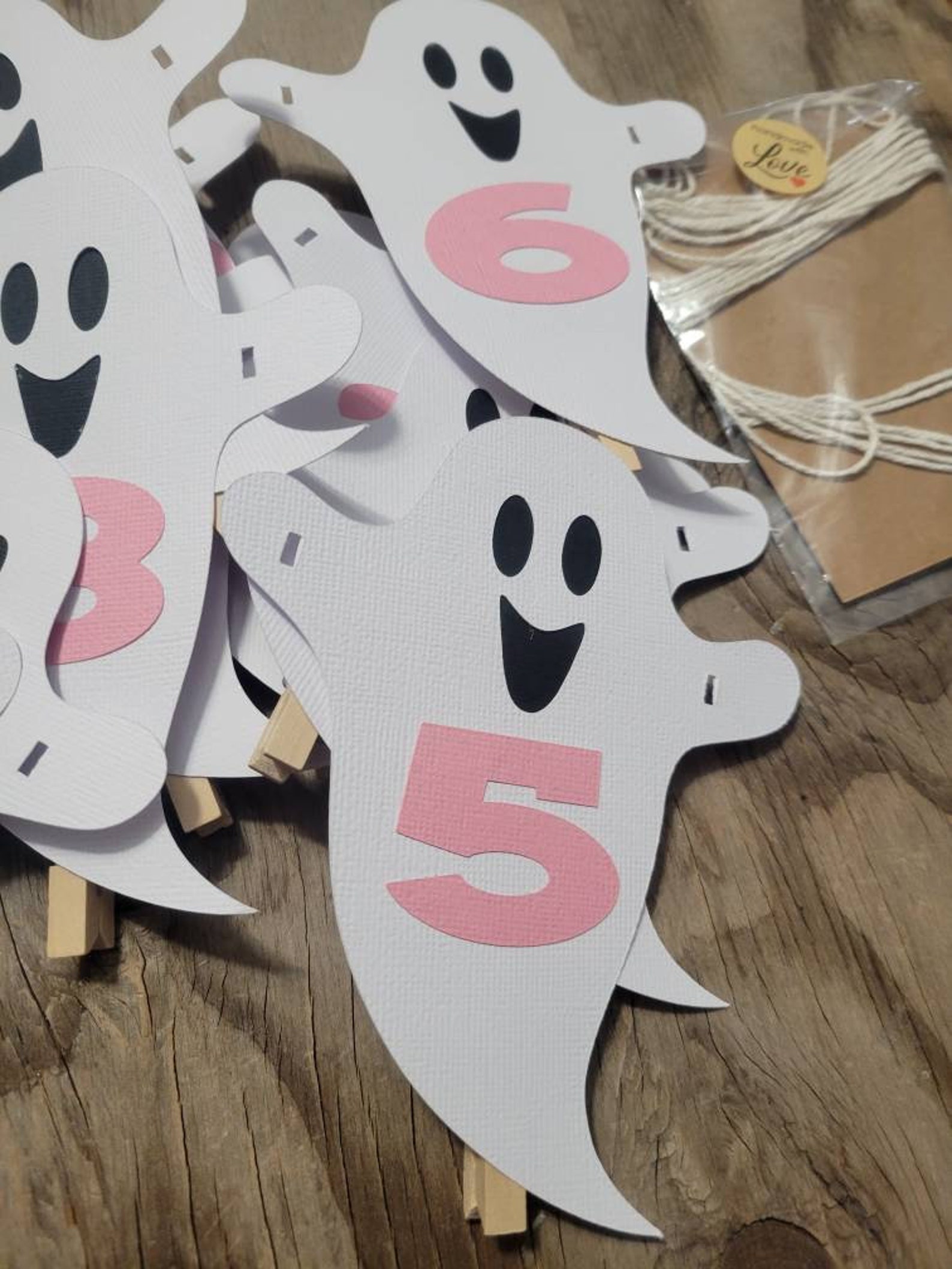 Ghost Monthly Milestone Banner-halloween Theme Milestone - Etsy