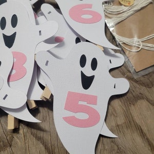 Ghost Monthly Milestone Banner-halloween Theme Milestone Monthly Banner ...