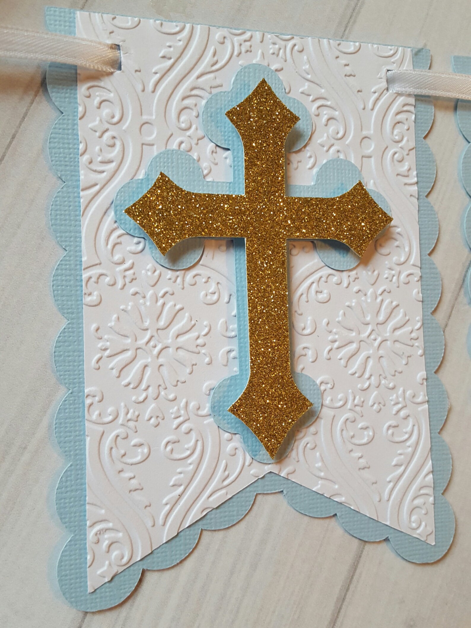 God Bless Boy Banner-baptism Boy Banner-god Bless-mi Bautizo - Etsy