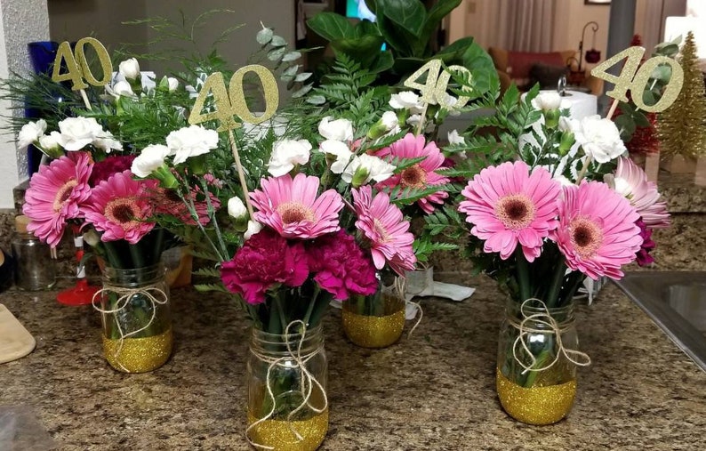 40th birthday confetti-age 40 table confetti-any age | Etsy