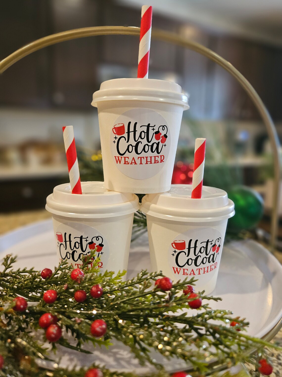 Hot Cocoa Weather Mini Cups-hot Cocoa Christmas Kids Mini Cups-hot ...