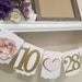Wedding Date Banner, Date Banner, Number Date Banner, Bridal Shower ...