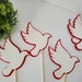 White Dove Centerpiece-dove Centerpiece-baptism Dove Centerpiece-dove ...