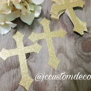 Big Glitter Cross Die Cut-cross Die Cut-big Diy Cross Centerpiece-diy ...
