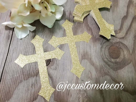 Big Glitter Cross Die Cut-cross Die Cut-big Diy Cross - Etsy
