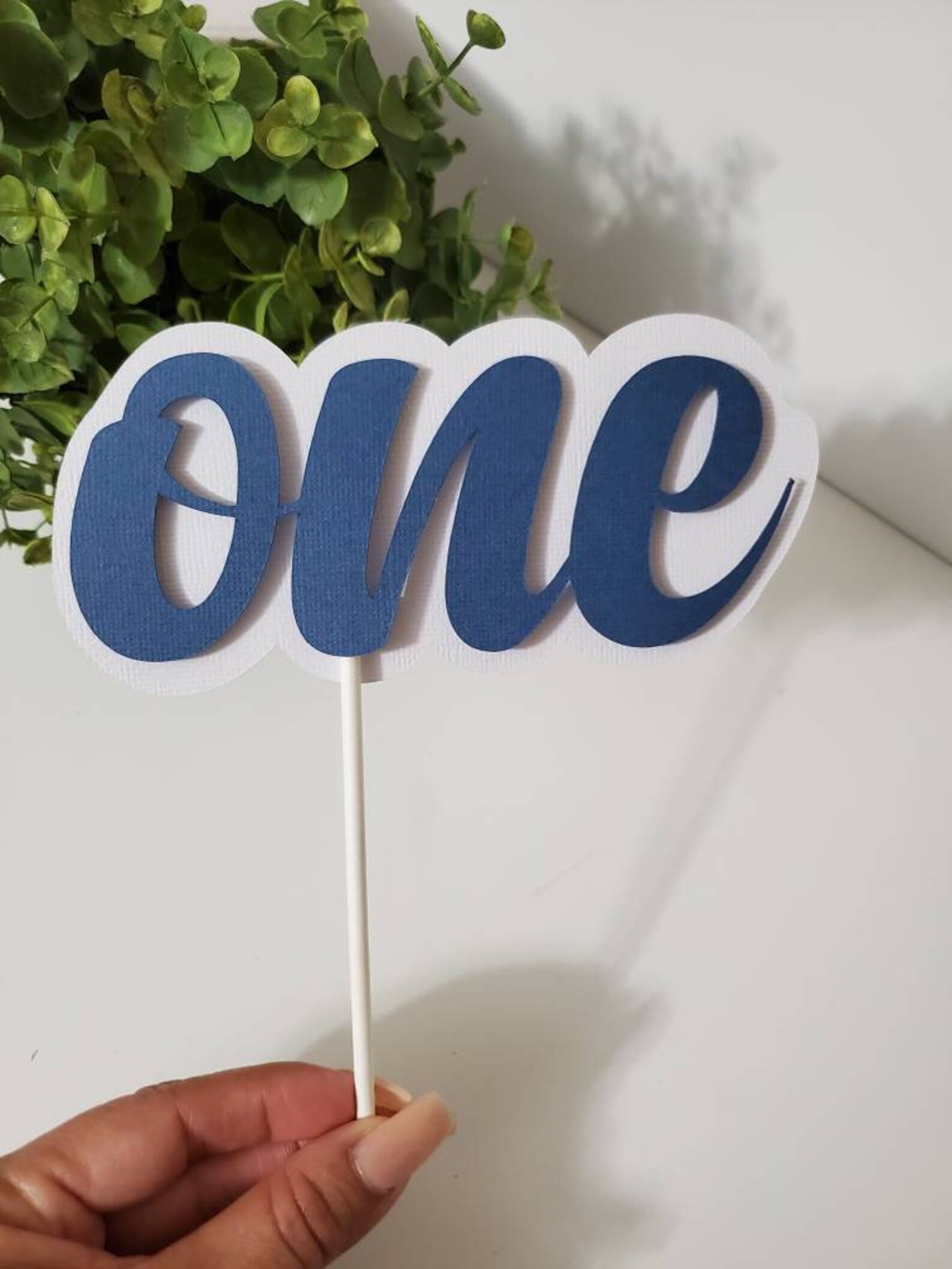 One Boy Girl Cake Topper-first Birthday Cake Topper-one Boy - Etsy