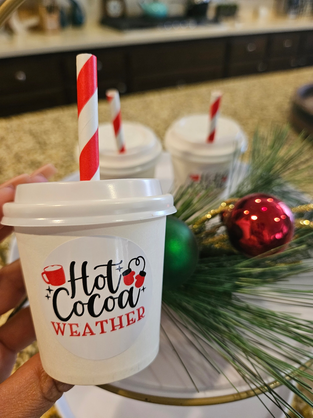 Hot Cocoa Weather Mini Cups-hot Cocoa Christmas Kids Mini Cups-hot ...