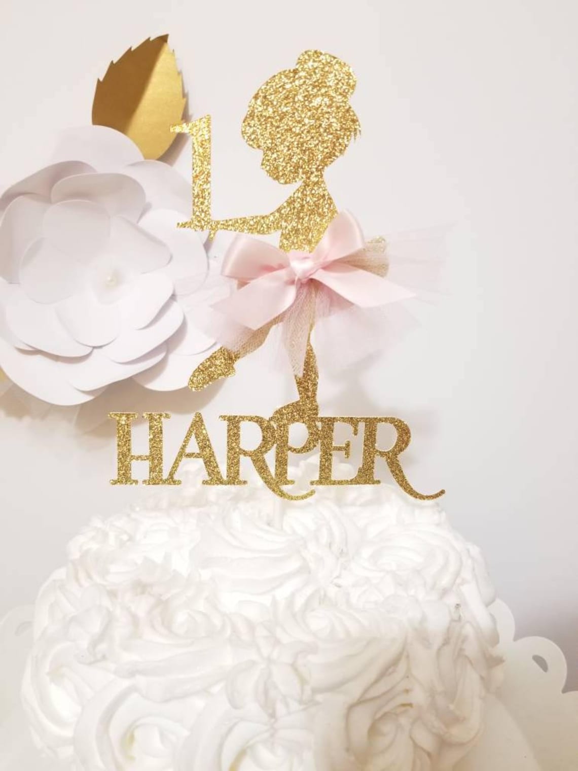 Ballerina Tutu Cake topper-Ballerina Tutu Topper-Ballerina | Etsy