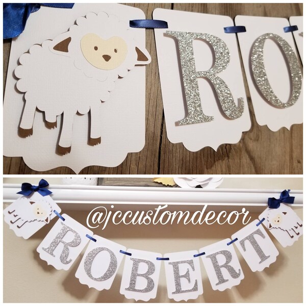 Lamb Banner - Etsy