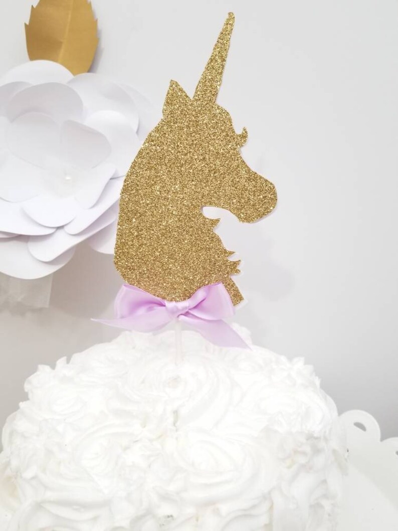 Unicorn Cake Topper-unicorn Head Cake Topper-unicorn Theme - Etsy