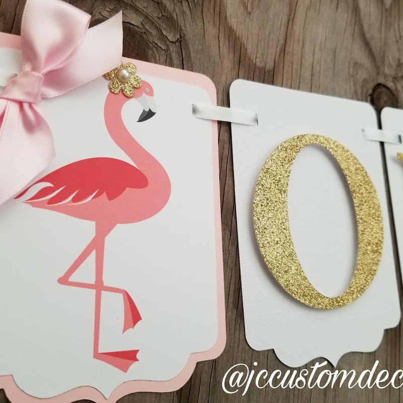 Flamingo Banner - Etsy
