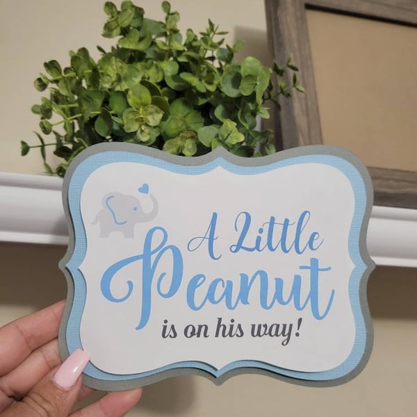 A Sweet Little Peanut is on the Way Baby Shower Invite - Etsy