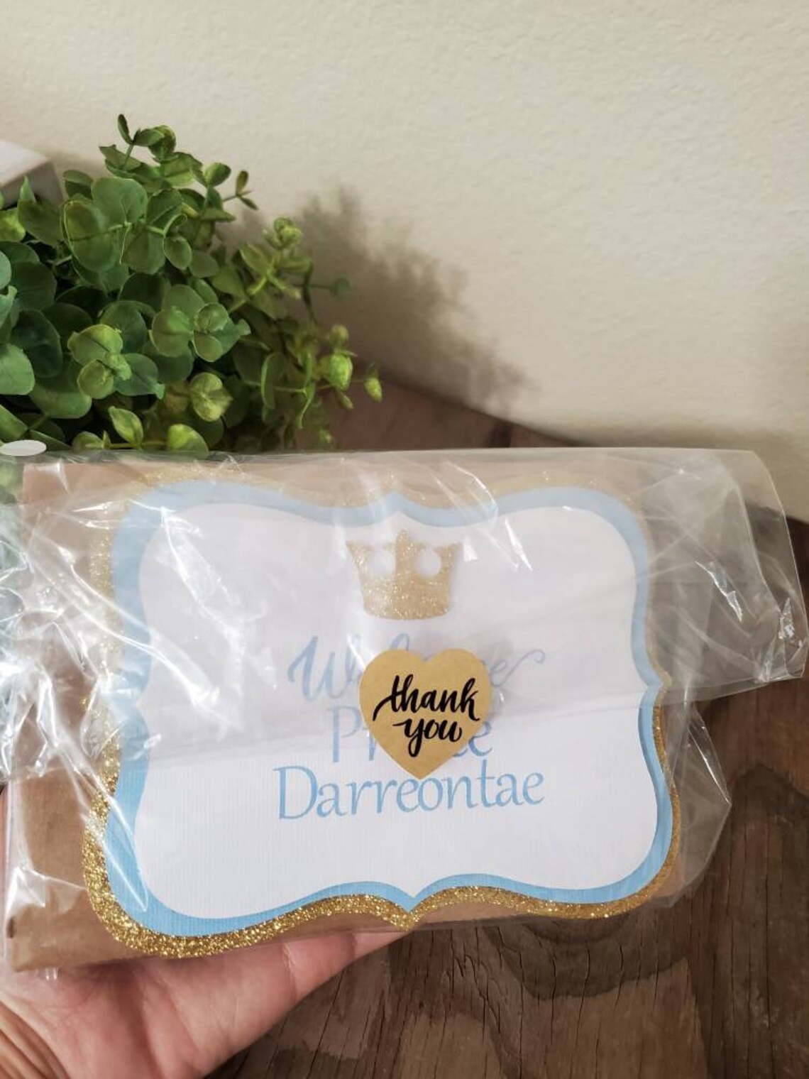 Prince baby theme diaper cake tag sign-Royal diaper cake tag | Etsy