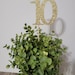 10th Birthday Centerpiece-any Age Number Centerpiece-10 Number ...
