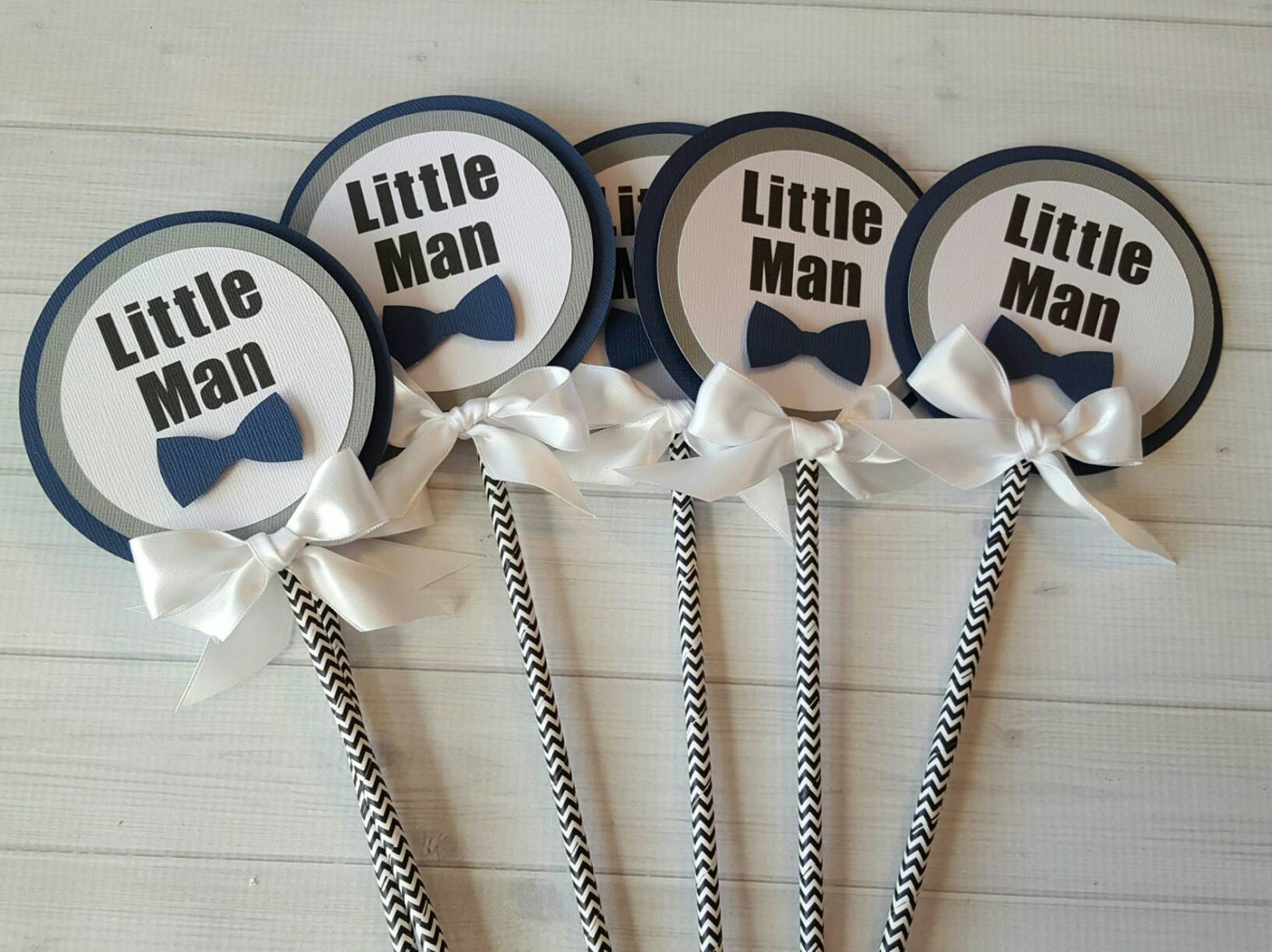 Little Man Centerpiece-little Man Theme Birthday Baby - Etsy