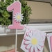 Daisy One Flower Cake Topper-one Daisy Cake Topper-daisy Theme Cake ...