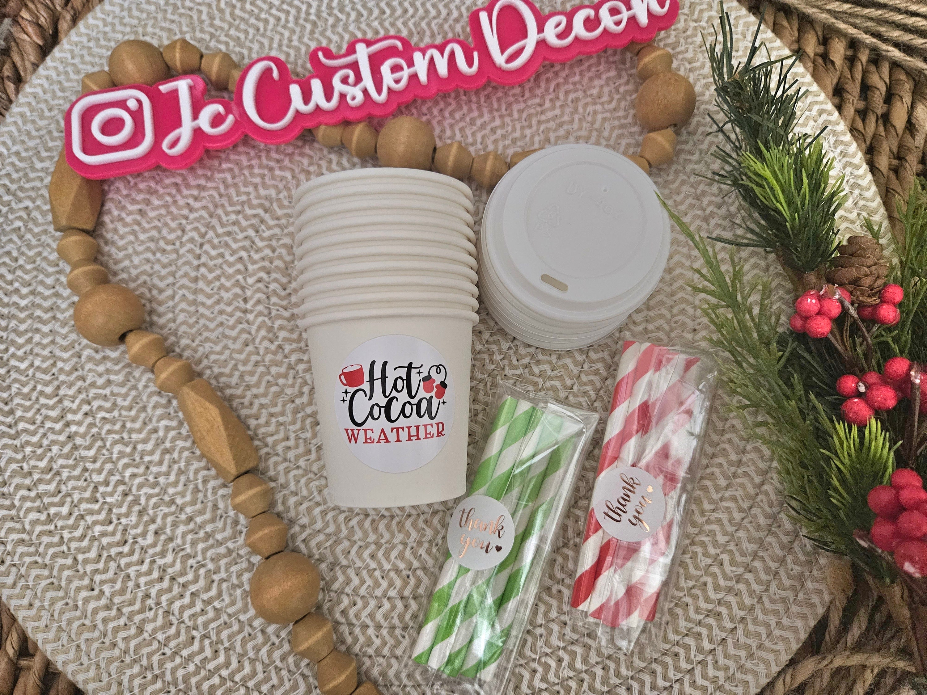 Hot Cocoa Weather Mini Cups-hot Cocoa Christmas Kids Mini Cups-hot ...