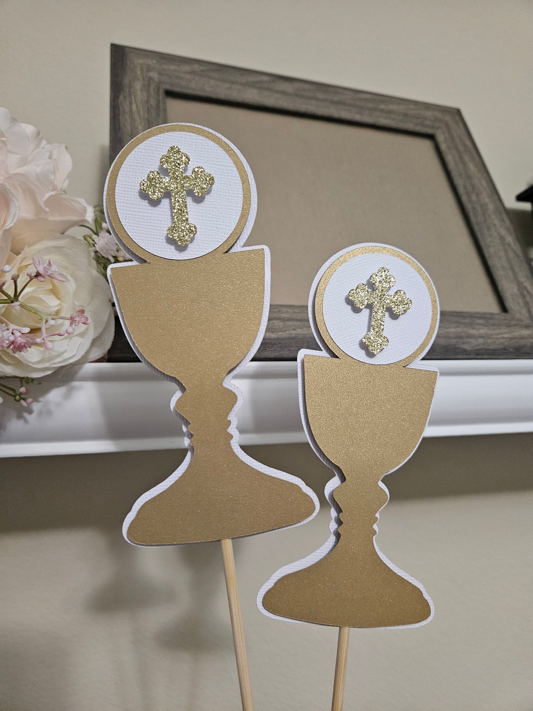 Chalice Communion Centerpiece Picks-chalice Picks-chalice First ...