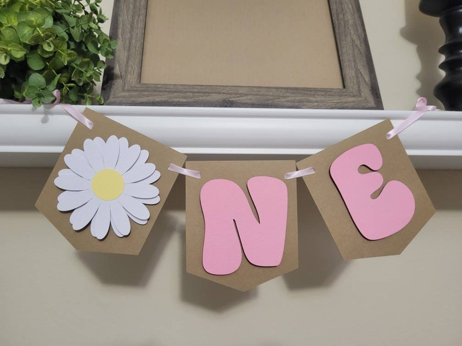 Daisy One Flower Cake Topper-one Daisy Cake Topper-daisy Theme | Etsy