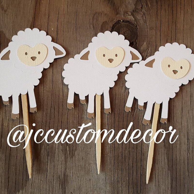 Sheep Cake Topper - Etsy