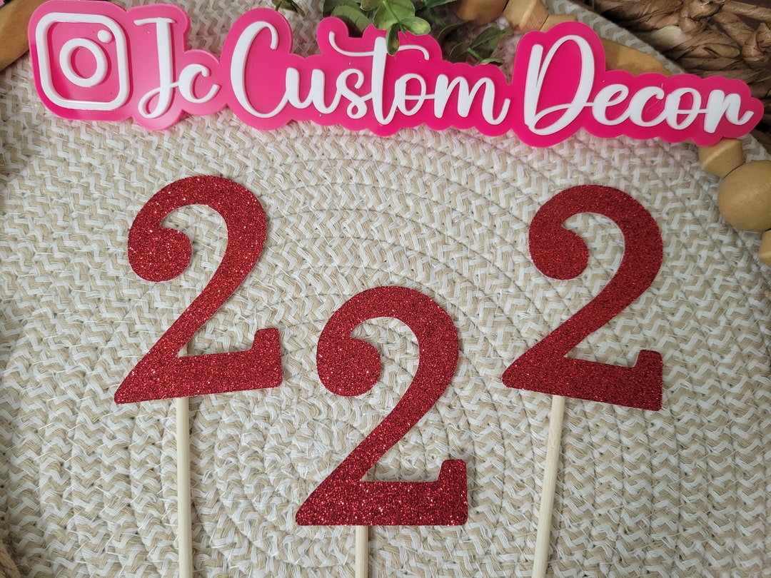 2nd Birthday Centerpiece-age 2 Age Number Centerpiece-2 Number ...