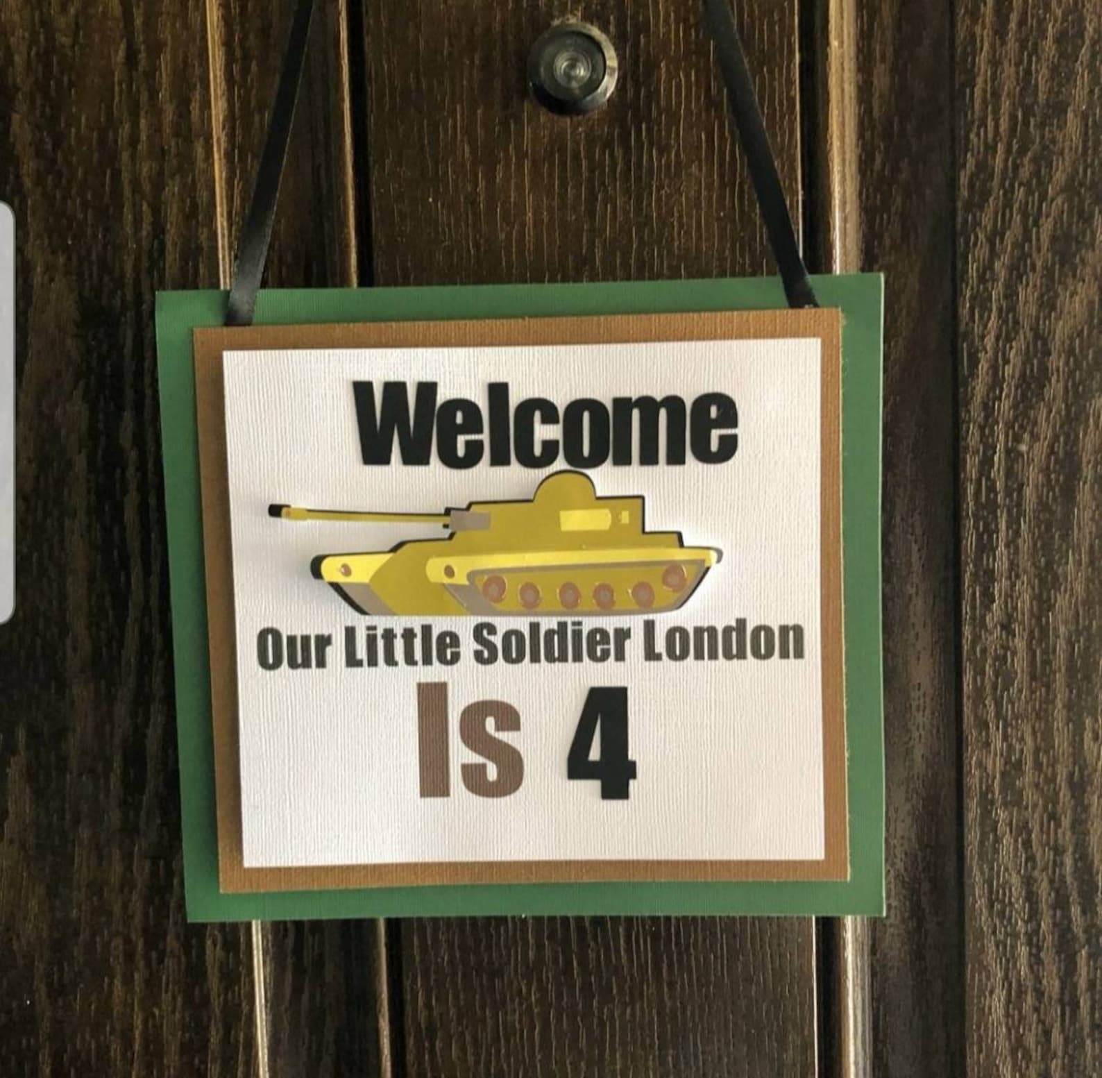 Military Birthday Door Sign Military Party Door Sign Army Birthday Door ...