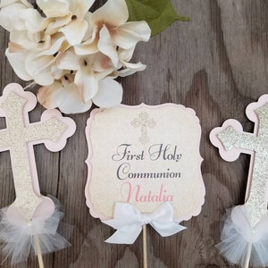 First Communion Girl Centerpiece-first Communion Centerpiece-first ...