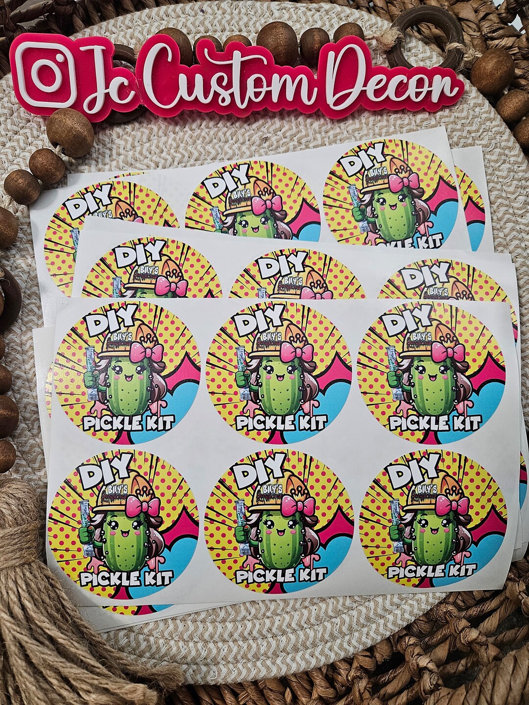Small Business Custom Logo Labels Stickers-waterproof Business Logo ...