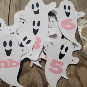 Ghost Monthly Milestone Banner-halloween Theme Milestone Monthly Banner ...