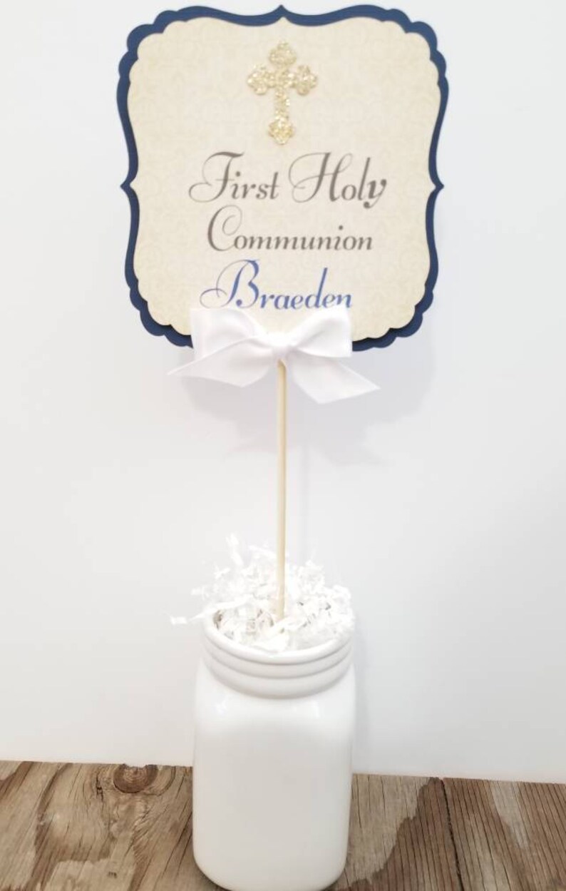 First Communion Boy Girl Centerpiece-first Communion Centerpiece-first ...