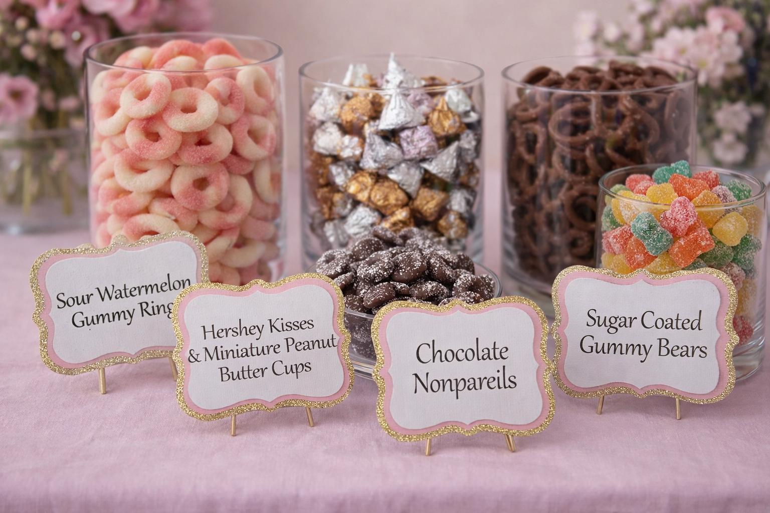 Buffet Food Label Tags-wedding & Party Food Table Signs-buffet Food ...