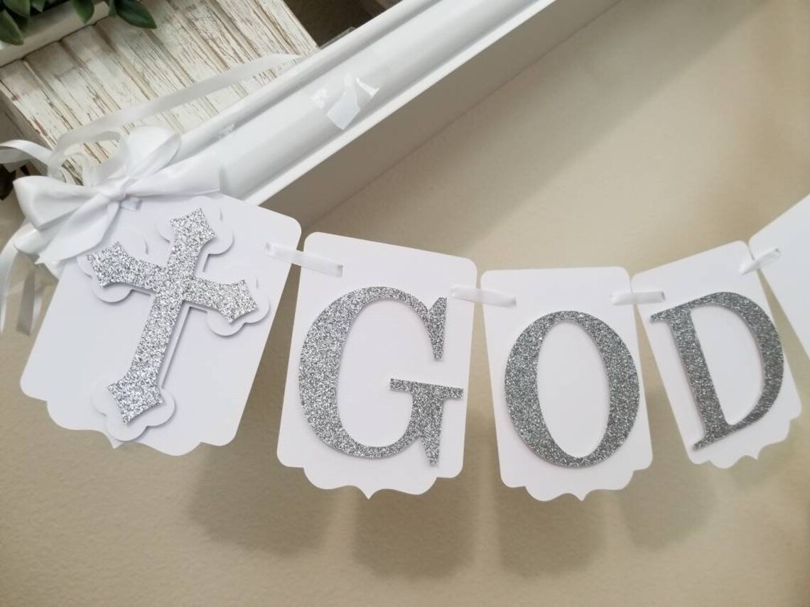 God Bless Banner-god Bless Boy Girl Banner-god Bless-bautizo | Etsy