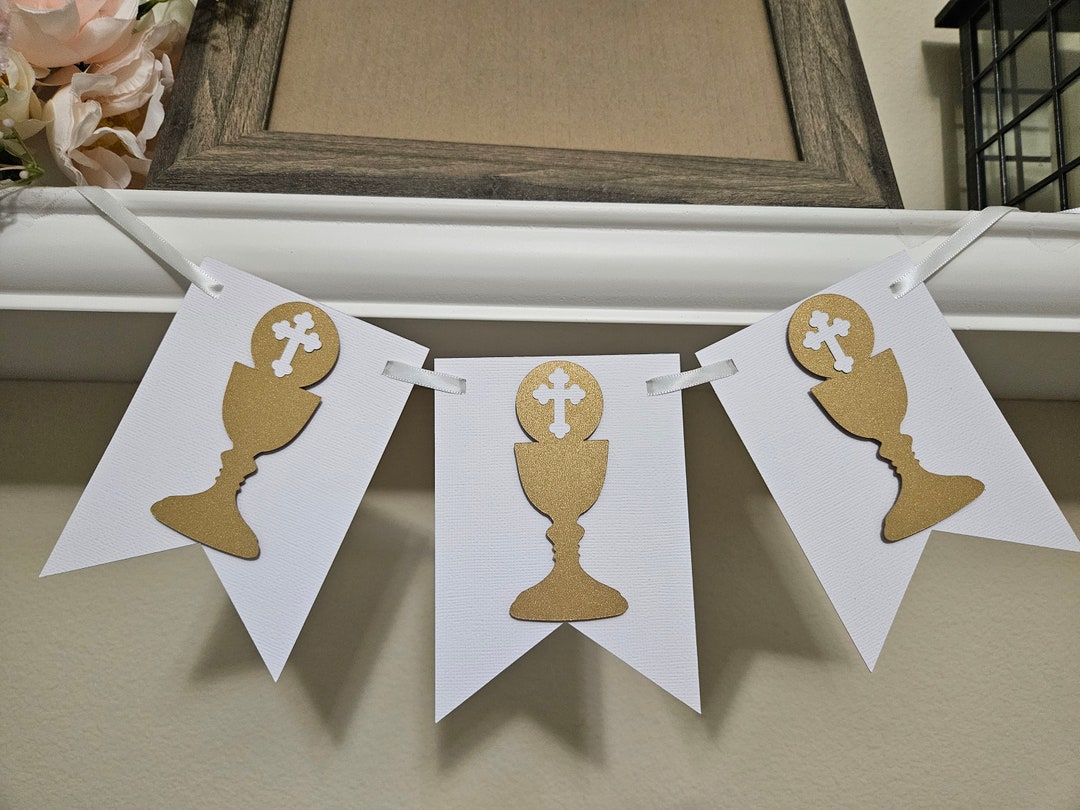 Chalice Communion Garland Boy Girl Banner-chalice Banner-chalice ...