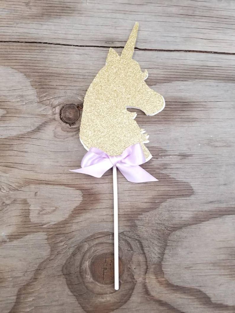 Unicorn Cake Topper-unicorn Head Cake Topper-unicorn Theme - Etsy