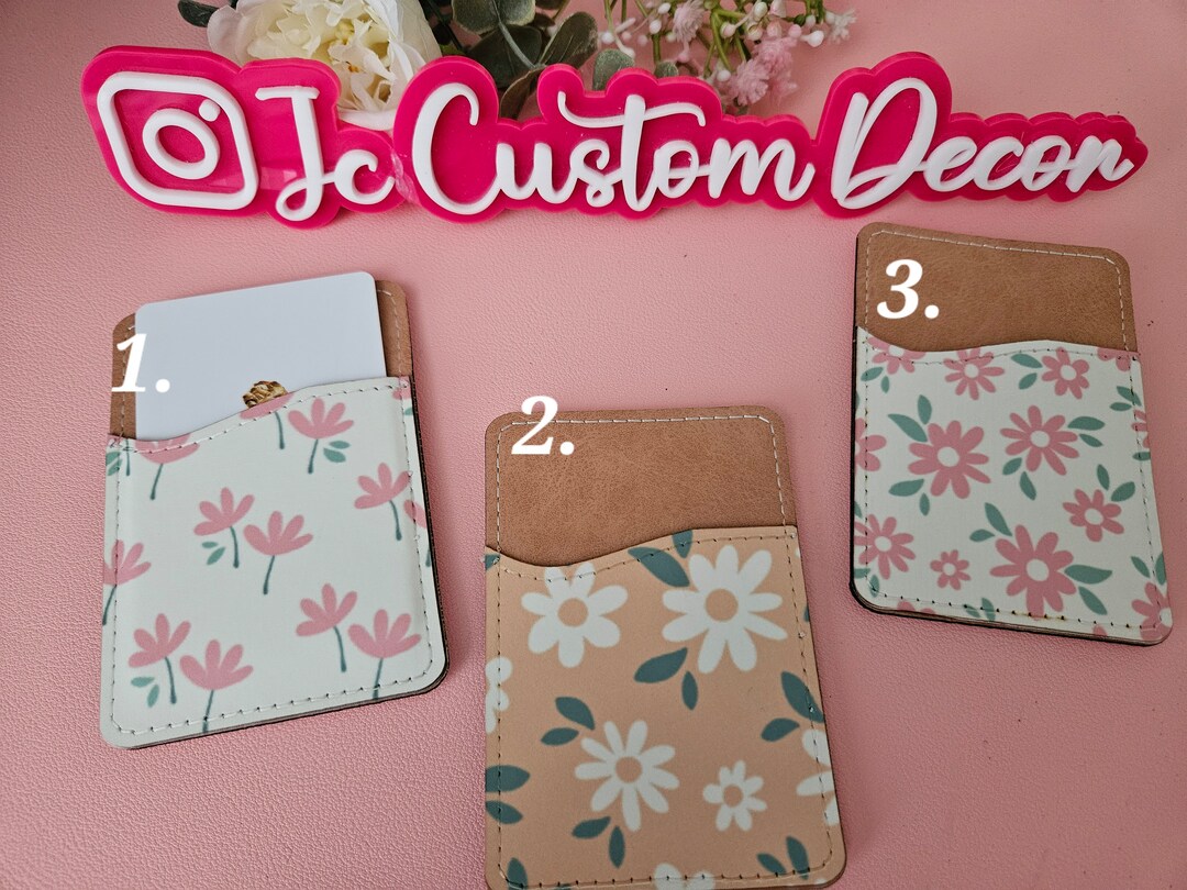 Cell Phone Wallet-spring Flowers Cell Phone Wallet Holder-iphone Spring ...