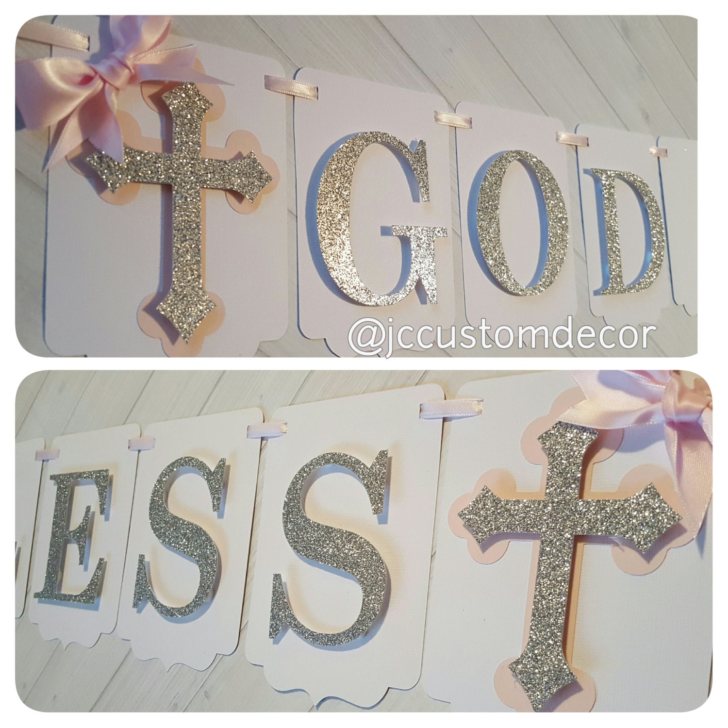 Baptism Girl Boy Banner-Baptism Banner-Baptism Pink | Etsy