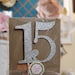 15 Cake Topper, Any Age Cake Topper, Glitter Cake Topper-15 Birthday ...