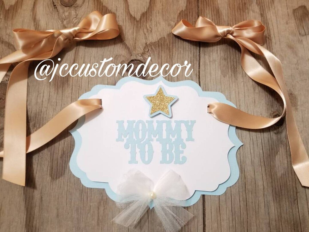 Twinkle Little Star Theme Mommy to Be Chair Sign-star Theme Mommy to Be ...