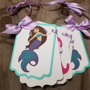 One Mermaid Under the Sea Banner-one Mermaid Birthday Banner-one ...