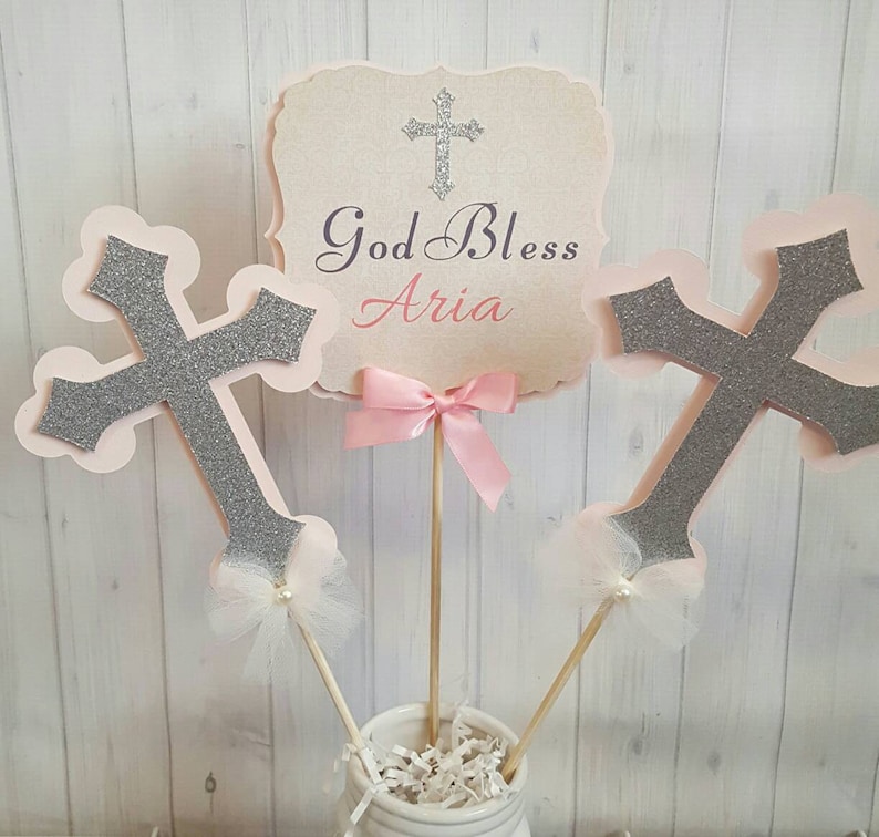 Baptism Boy Girl Centerpiece-communion Centerpiece-baptism - Etsy