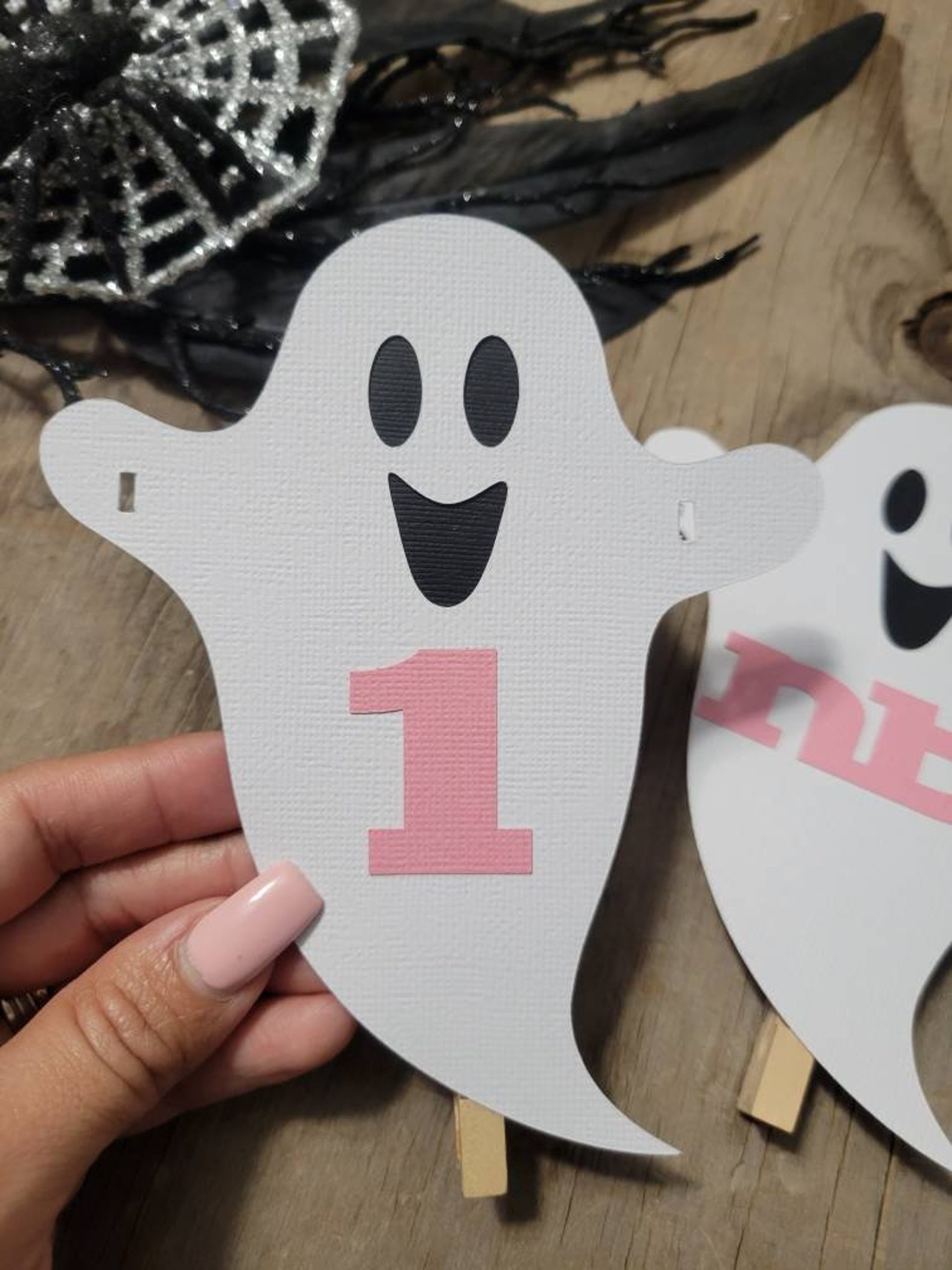 Ghost Monthly Milestone Banner-halloween Theme Milestone - Etsy