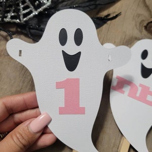 Ghost Monthly Milestone Banner-halloween Theme Milestone Monthly Banner ...