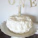 One Gold Silver Cake Topper-one Cake Topper-first Birthday Boy Girl ...