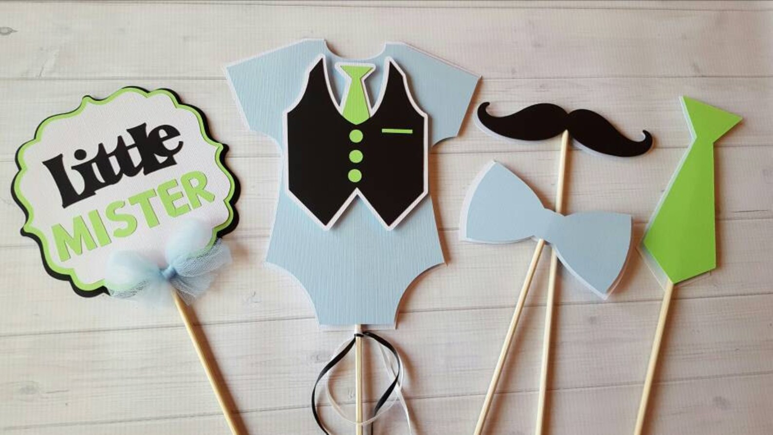 Little Mister Centerpiece-little Mister Baby Shower - Etsy
