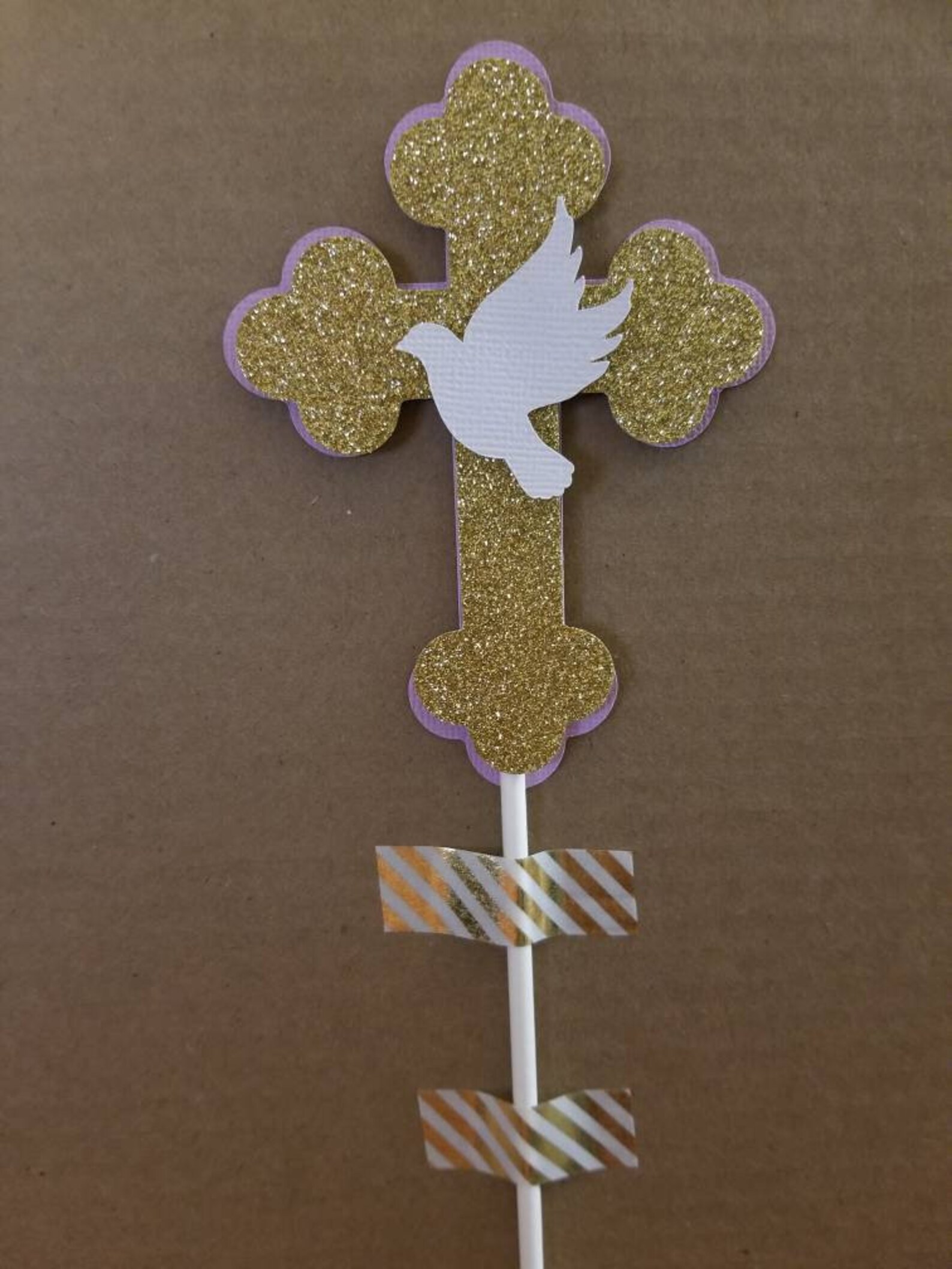 Glitter Cross Cake Topper-cross Cake Topper-baptism Boy Girl Cake ...