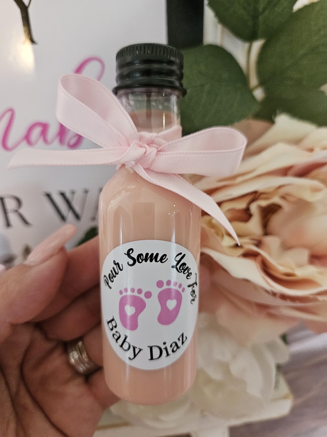Baby Shower Boy Girl Favors-shot Bottles Baby Shower Favors ...