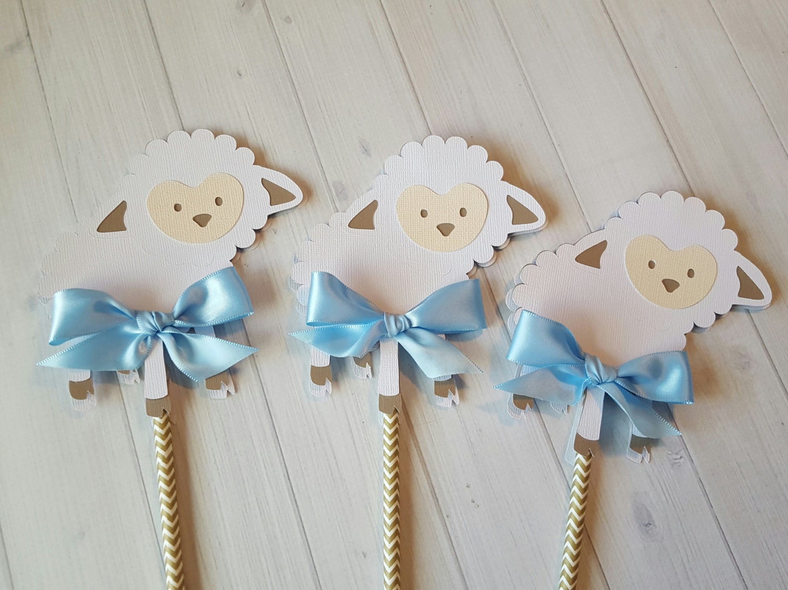 Boy Girl Lamb Sheep Baby Shower Centerpiece-boy Girl Baby Lamp - Etsy