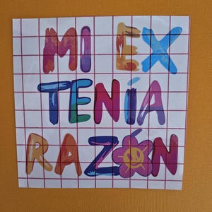 Mi Ex Tenia Razon Car Vehicle Window Decal-mi Ex Tenia Razon Car Window ...